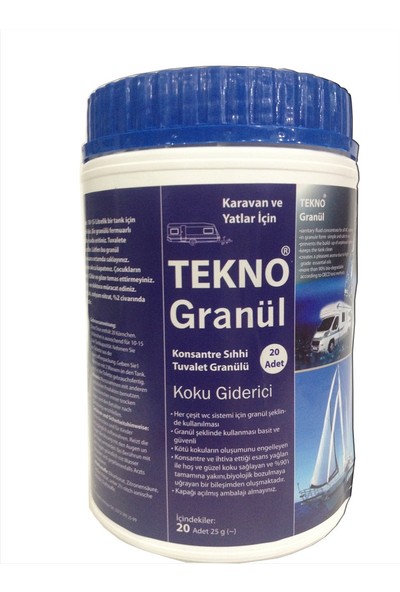 Tekno Granül Konsantre Koku Giderici Tuvalet Granülü