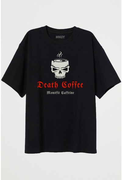 Monsfit Coffee Monsfit Death Oversize T-Shirt