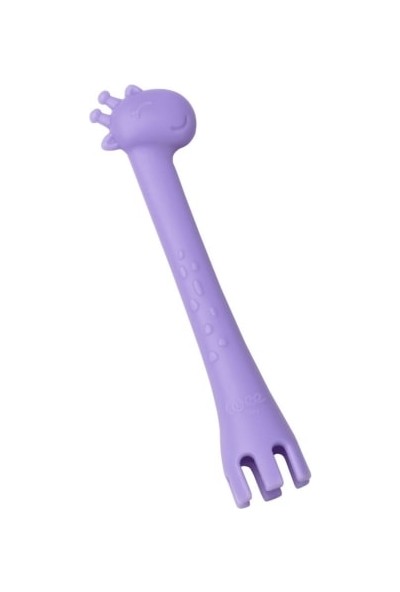 Wee Baby 924 Prime Çatal Kaşık Silikon Mor Wee Baby 924 Prime Çatal Kaşık Silikon Mor