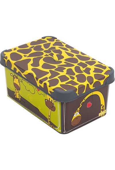 Qutu Style Box Giraffe - 5 Litre Dekoratif Saklama Kutusu Qutu Style Box Giraffe - 5 Litre Dekoratif Saklama Kutusu