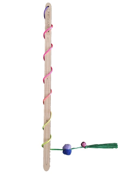 Pet Markt Kedi Oltası Zilli Peluşlu Renkli Ipli Dayanıklı 40 cm Pet Markt Kedi Oltası Zilli Peluşlu Renkli Ipli Dayanıklı 40 cm