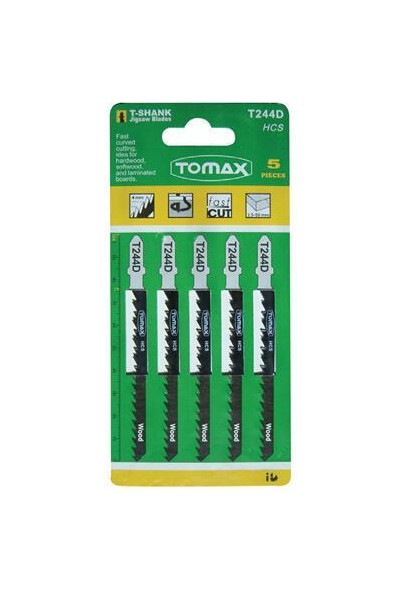 Tomax Ağaç, Ahşap T244D Dekupaj Testere Ağzı - 5 Li Paket Tomax Ağaç, Ahşap T244D Dekupaj Testere Ağzı - 5 Li Paket