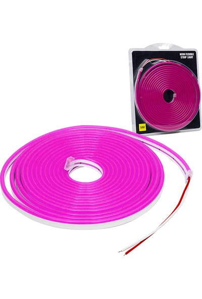 Powermaster Neon LED Şerit Mor 5 Metre 12 Volt Powermaster Neon LED Şerit Mor 5 Metre 12 Volt
