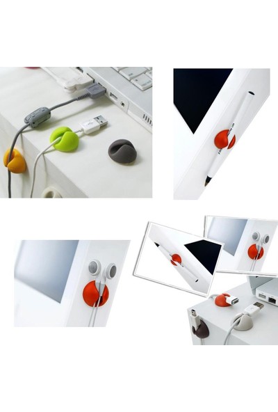 Go İthalat Kablo Sabitleyici Aparatlar 6lı Cable Clips Go İthalat Kablo Sabitleyici Aparatlar 6lı Cable Clips