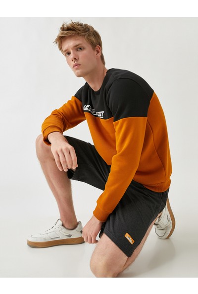 Koton Logolu Spor Bermuda Şort