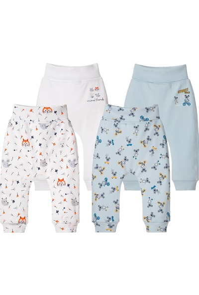 Molica Baby Molica Baby Bebek Organik 4'lü Pantolon