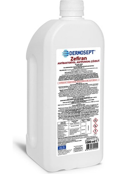 Dermosept Zefiran 1000 ml Antibakteriyel Çözelti Dermosept Zefiran 1000 ml Antibakteriyel Çözelti
