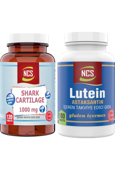 Ncs Lutein 15 Astaksantin 12 Mg 180 Tablet Çinko & Shark Cartilage Demir Vitamin D3 1000 Mg 120 Tablet Ncs Lutein 15 Astaksantin 12 Mg 180 Tablet Çinko & Shark Cartilage Demir Vitamin D3 1000 Mg 120 Tablet