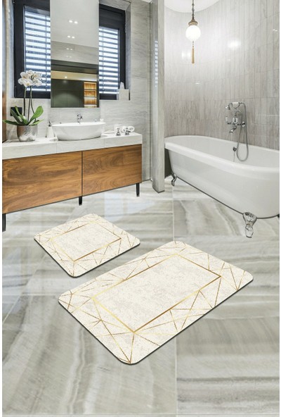 Showy Baby Lüks Ikili Banyo Paspası Yıkanabilir