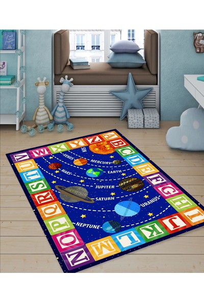Showy Baby Uzay Desenli Eğitici Oyun Halısı