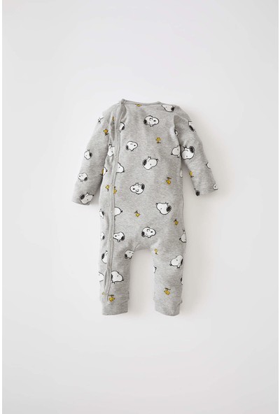DeFacto Erkek Bebek Snoopy Lisanslı Uzun Kollu Çıtçıtlı Tulum V5301A221Au DeFacto Erkek Bebek Snoopy Lisanslı Uzun Kollu Çıtçıtlı Tulum V5301A221Au