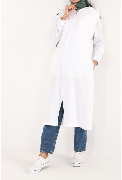 ALLDAY Omuz Şeritli Fermuarlı Yelek