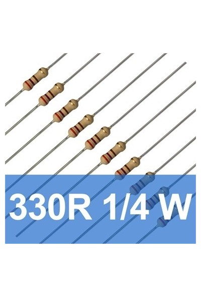 Arduino 10 Adet 330 Ohm Direnç (1/4 Watt) Arduino 10 Adet 330 Ohm Direnç (1/4 Watt)