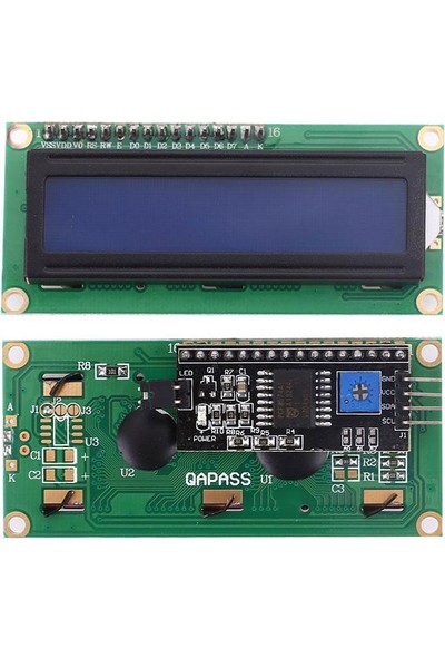 Arduino 2X16 LCD Ekran I2C Modüllü