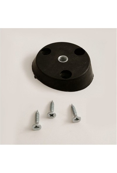 İon Siyah Plastik Mobilya Bağlantı Aparatı 4 Adet Açılı