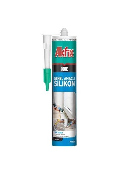 Akfix 100E Genel Amaçlı Beyaz Silikon 280 ml Akfix 100E Genel Amaçlı Beyaz Silikon 280 ml