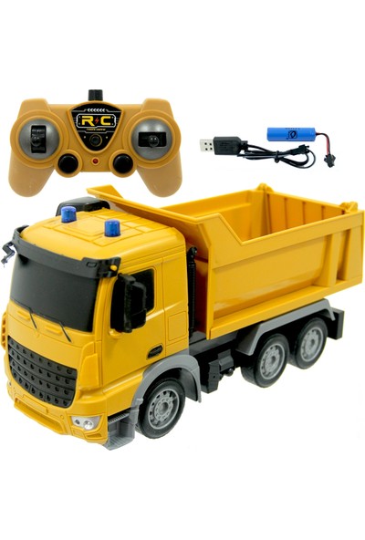 Happy Toys 1:12 Builders Uzaktan Kumandalı Şarjlı Iş Kamyonu Happy Toys 1:12 Builders Uzaktan Kumandalı Şarjlı Iş Kamyonu