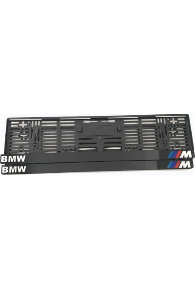 Great Master Bmw M Logolu Pleksi Plakalık Takımı Plaka Çerçevesi (2 Adet)