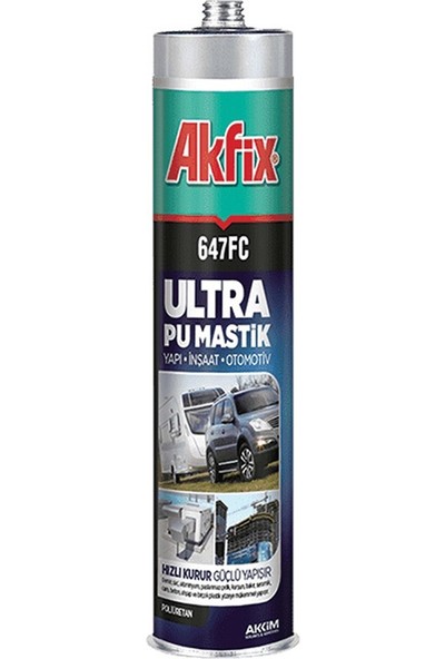 Akfix 647FC Ultra Pu Mastik Siyah 280 ml