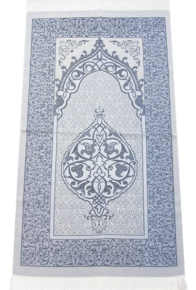 İhvan Online Lüks Açık Renk Osmanlı Tafta Seccade Lacivert