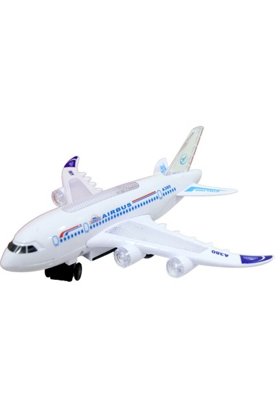 Happy Toys Airline Pilli Işıklı Sesli Çarp-Dön Uçak Happy Toys Airline Pilli Işıklı Sesli Çarp-Dön Uçak