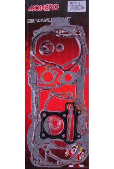 Monero Scooter 150 cc Conta Takımı Silikonlu