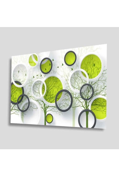 Idealizbiz Yeşil Cam Tablo 4mm Dayanıklı Temperli Cam