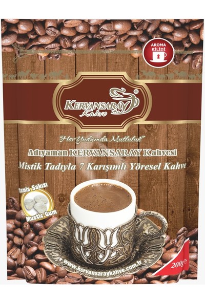 Kervansaray Kahve Adıyaman Kervansaray Damla Sakızlı Kahve 200 gr Kervansaray Kahve Adıyaman Kervansaray Damla Sakızlı Kahve 200 gr