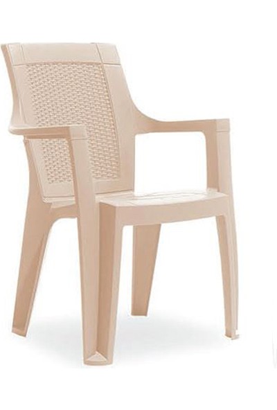 Cakha Elegance Rattan Desenli Plastik Koltuk Capi Cakha Elegance Rattan Desenli Plastik Koltuk Capi