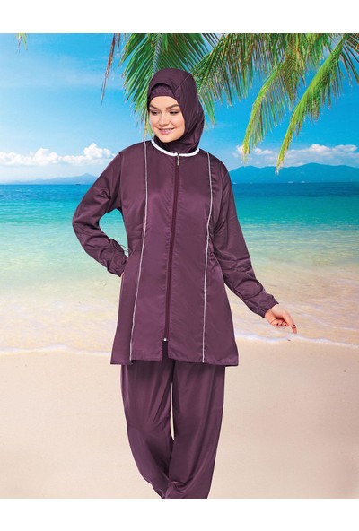 Ruko Maio 20135-1 Kadın Büyük Beden Paraşüt Tesettür Mayo Ruko Maio 20135-1 Kadın Büyük Beden Paraşüt Tesettür Mayo