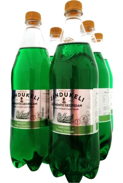 Zandukeli Tarhun Aromalı Gürcü Sodası 1 Lt * 6 'lı Pet Şişe