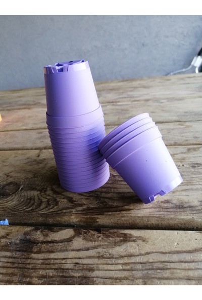 Ünal Kaktüs 5,5 cm Mini Plastik Saksı (20 Adet)