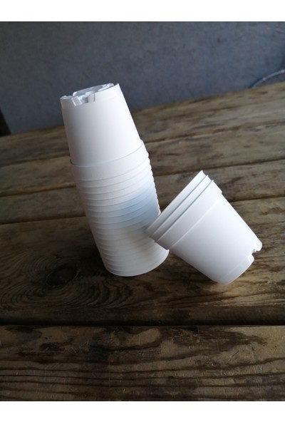 Ünal Kaktüs 5,5 cm Mini Plastik Saksı (20 Adet)