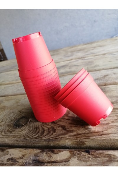 Ünal Kaktüs 5,5 cm Mini Plastik Saksı (20 Adet)