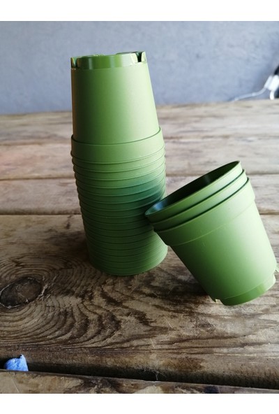 Ünal Kaktüs 5,5 cm Mini Plastik Saksı (20 Adet)