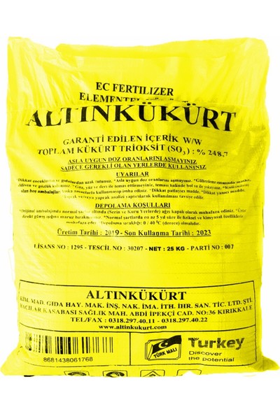 Altın Kükürt 1 kg