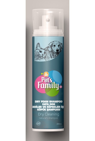 Proithalat Kediler Için Köpük Şampuan - Pet's Family