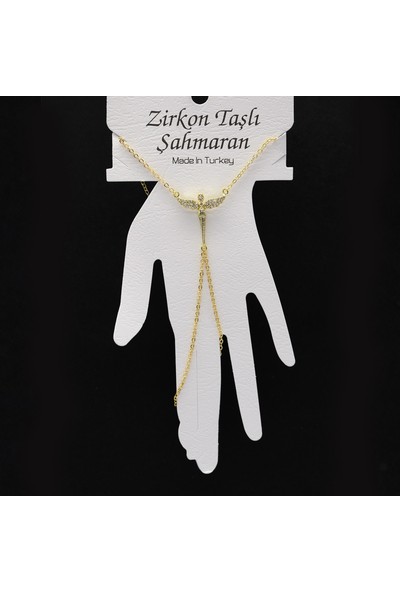 Küppeli Melek Detaylı Zirkon Şahmeran Bileklik