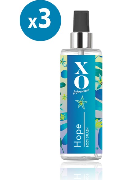 Xo Hope Vücut Spreyi 150 ml x 3 Adet
