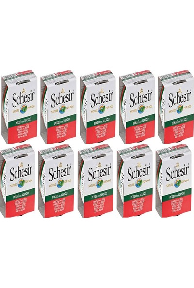 Schesir Tavuklu ve Sığır Etli Yetişkin Köpek Konservesi 150 gr