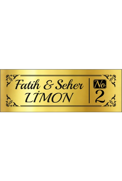 LIM10 Metal Gümüş Kapı Isimliği 140A LIM10 Metal Gümüş Kapı Isimliği 140A