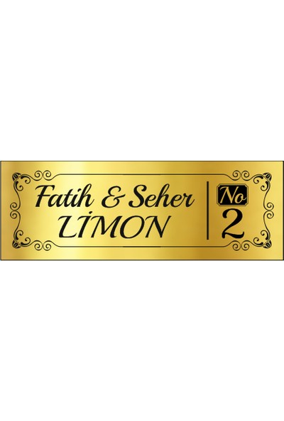 LIM10 Metal Gümüş Kapı Isimliği 143A LIM10 Metal Gümüş Kapı Isimliği 143A