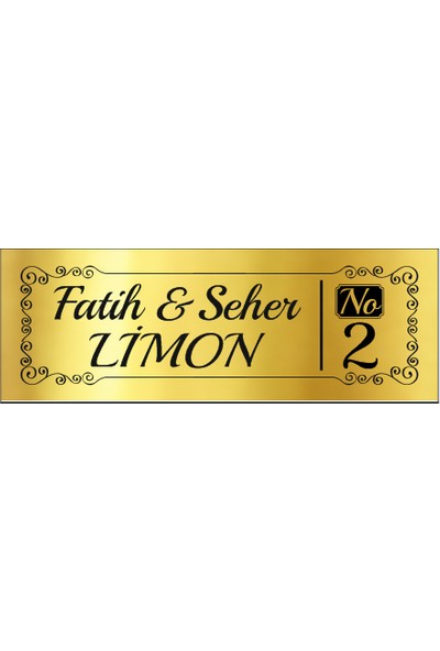 LIM10 Metal Gümüş Kapı Isimliği 146A LIM10 Metal Gümüş Kapı Isimliği 146A