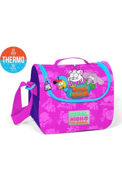 Yaygan Kral Şakir Lisanslı Pembe Kız Çocuk Beslenme Çantası Termos Özellikli Yaygan Kral Şakir Lisanslı Pembe Kız Çocuk Beslenme Çantası Termos Özellikli