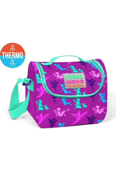 Yaygan Coral High Mor Peri Desenli Termoslu Beslenme Çantası Kız Çocuk Yaygan Coral High Mor Peri Desenli Termoslu Beslenme Çantası Kız Çocuk