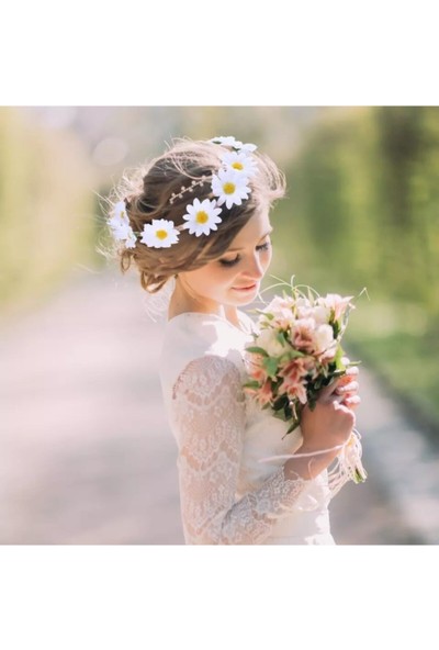Takıconcept El Yapımı Papatya Hasır Taç Nikah Nişan Gelin Tacı Takıconcept El Yapımı Papatya Hasır Taç Nikah Nişan Gelin Tacı