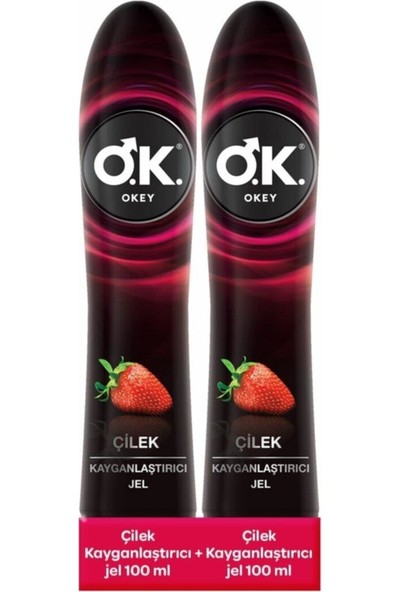 Okey Çilek Jel 2'li Set