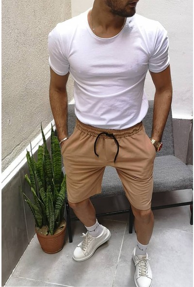 Erkek Spor Kısa Şort (Comfort Kalıp)