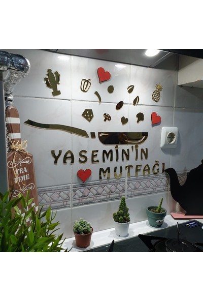 Kişiye Özel Pleksi Tava Altın