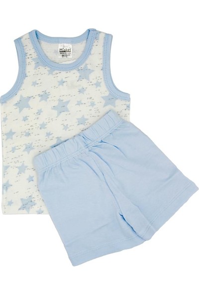 Misket Yıldız Baskılı Şortlu Pijama